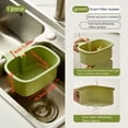 1-Pack Self-Cleaning Kitchen Sink Drain Basket - Multifunctional Push ...