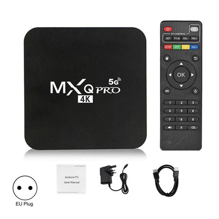 1set Mxqpro Tv Tuner Multifunctional Practical Abs 5g 4k Smart Set Top ...