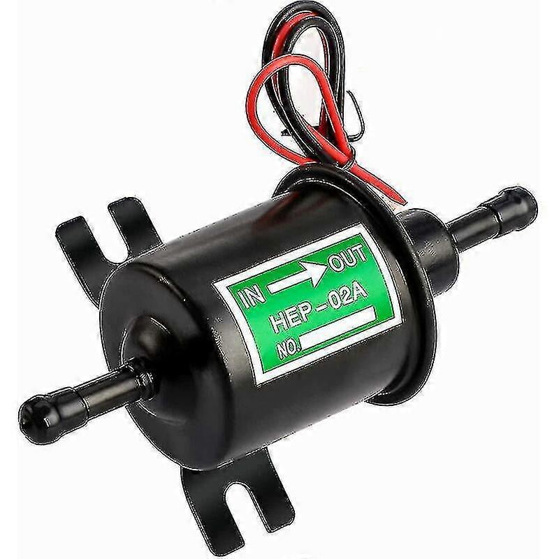 12V Electric Fuel Pump HEP-02A Low Pressure Electric Fuel Pump 2.5-4PSI ...
