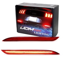 Brilliant Red 40-SMD LED Bumper Reflector Lights For 2014-2015 Kia ...