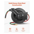 Welding Hose Reel 1/4in x 50FT Oxygen Acetylene, T-Grade Rubber Hose ...