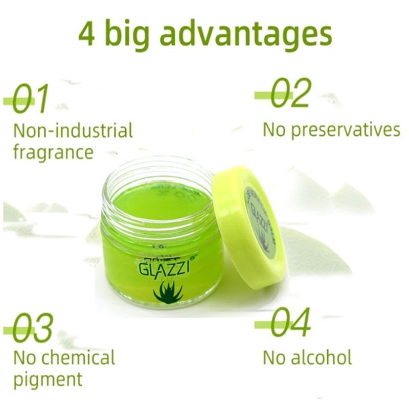 GLAZZI Aloe Vera Lip Balm Moisture Hydrating Anti Drying Long Lasting ...
