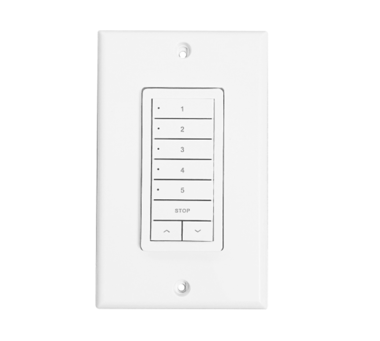 Buy Rollease Automate Five Channel Paradigm Flush Wall Switch or Remote ...