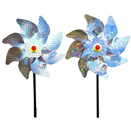 Bird Blinder Repellent Pinwheels, Reflective Pinwheels Effectively Keep ...