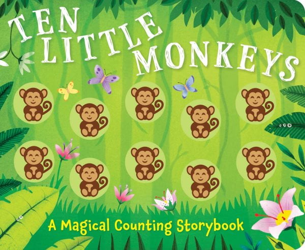 Pre-Owned Ten Little Monkeys: A Magical Counting Storybook (Magical Counting Storybooks ...