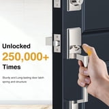 Scifil Front Door Handle, Modern Front Door Lock Set, Adjustable ...