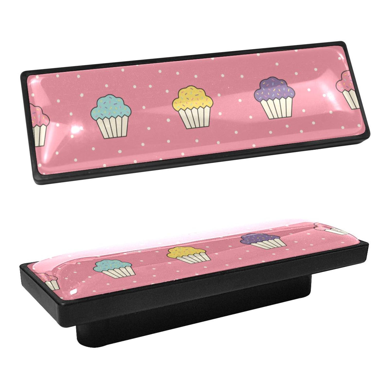 4 Pcs Rectangle Cabinet Handle Cupboard Knob Drawer Pulls Handle ...