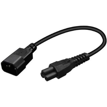 C14 to C5 Power Plug Cable,IEC 320 C14 Male to C5 Female Adapter Cable ...