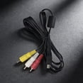 1.2Meter Long Video USB to 3RCA Cable for DSLR Cameras to Link for AVC ...