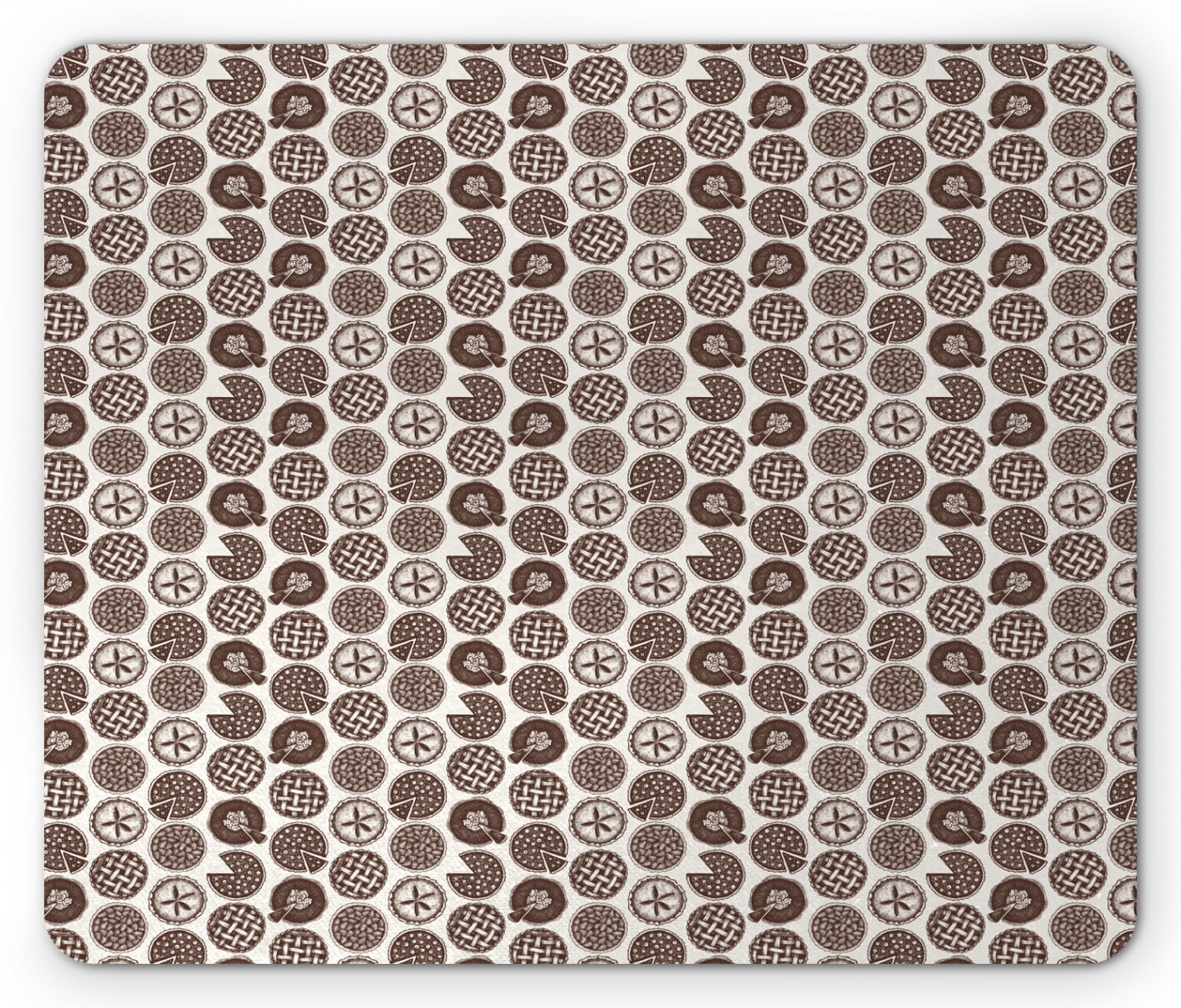 Bakery Mouse Pad, Vintage Engraved Nostalgic Look Home Made Tarts ...