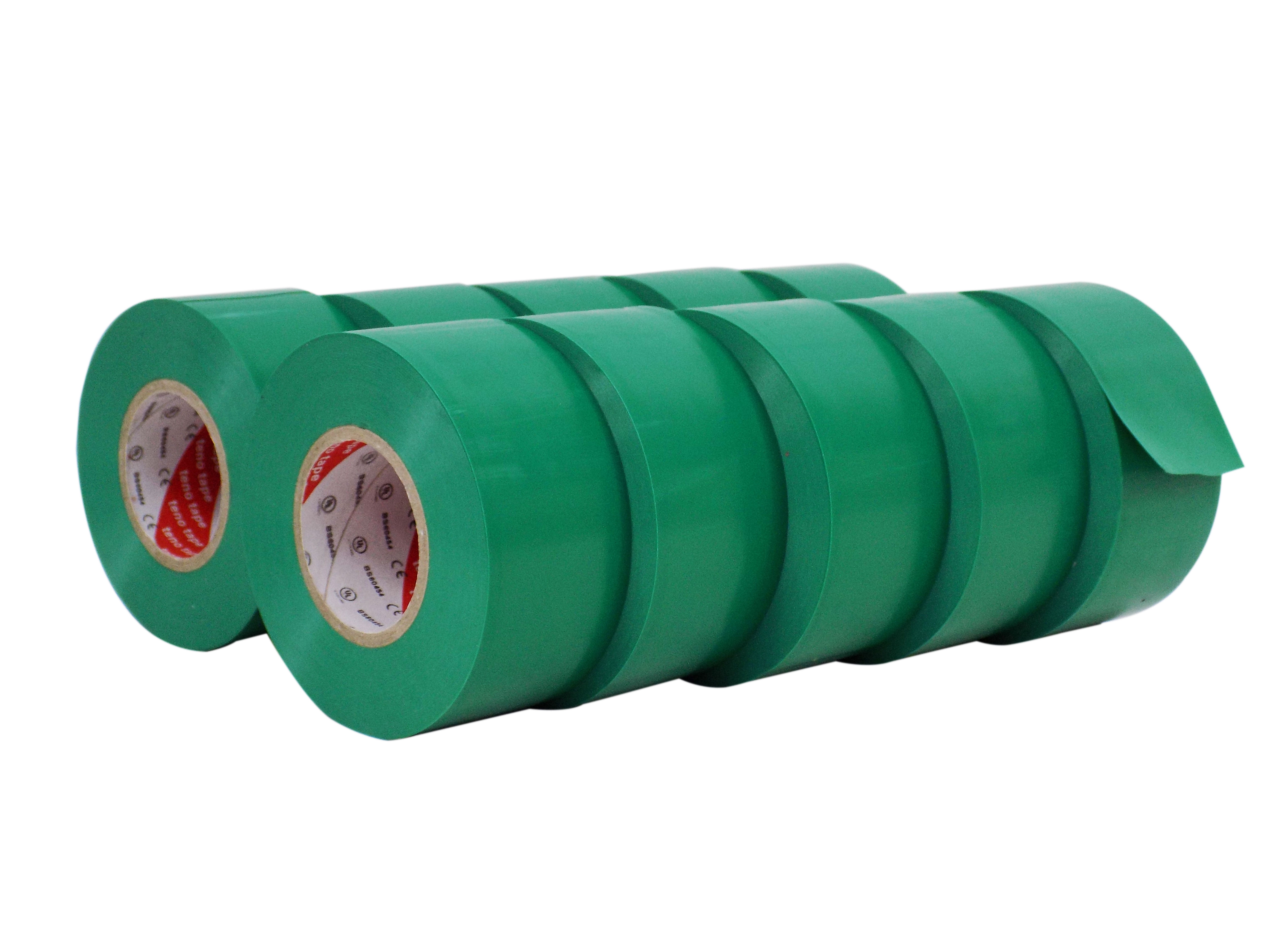 WOD Tape Green Electrical Tape General Purpose 1.5 in. x 66 ft. High ...