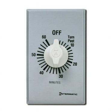 Woods In-Wall 60-Minute Spring Wound Countdown Timer, White - Walmart.com