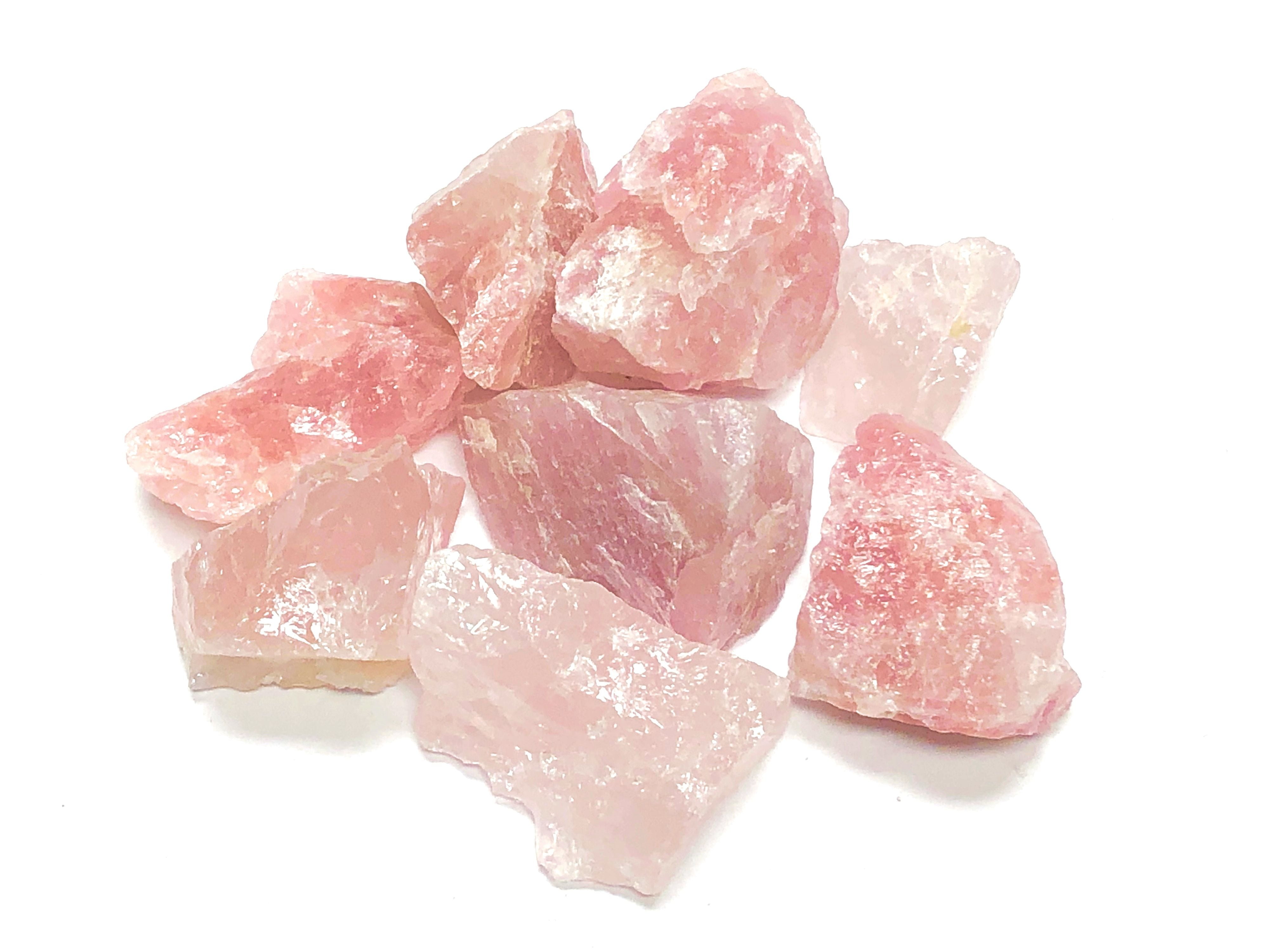Zentron Crystal Collection Rose Quartz All Natural Rough Bulk Stones ...