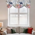 Coastal Sea Turtle Tie Up Valance Curtains Nautical Ocean Starfish ...