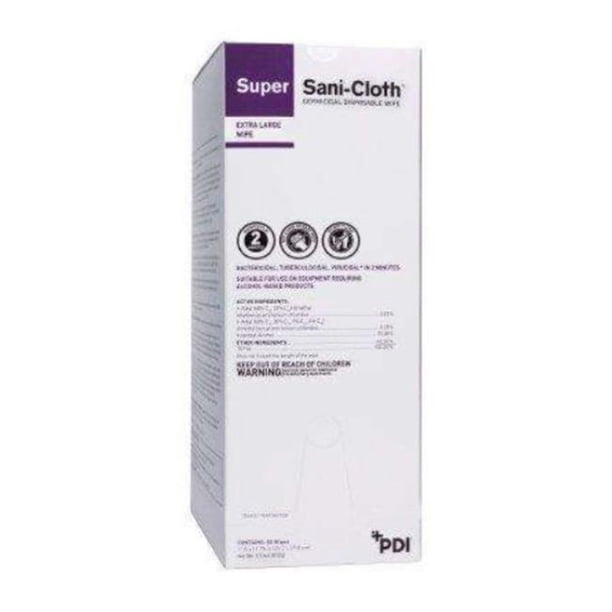 Professional Disposables Surface Disinfectant Super Sani Cloth Wipes