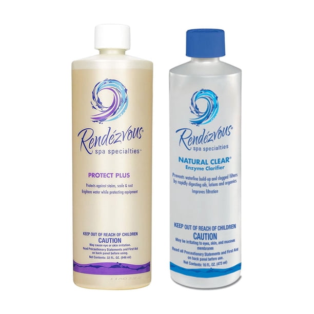 Rendezvous Spa Specialties Pool and Spa Protect Plus and Natural Clear ...