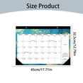 2025-2026 Desk/Wall Calendar - Simple Design from July 2025 to December ...