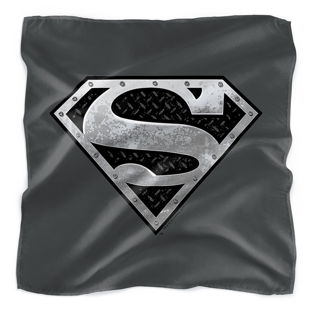 Superman Super Metallic Shield Bandana (21 in x 21 in) - Walmart.com
