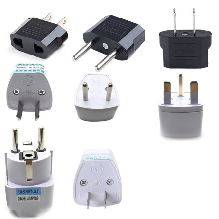 OPKALL Multi-Standard Adapter Plug Round Flat Power Plug Multi-Country ...