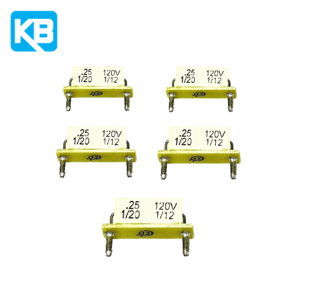 5 PCS Kb ELECTRONICS 9836 Horsepower Resistor 0 .25 Ohms (Range: 1/20-1 ...