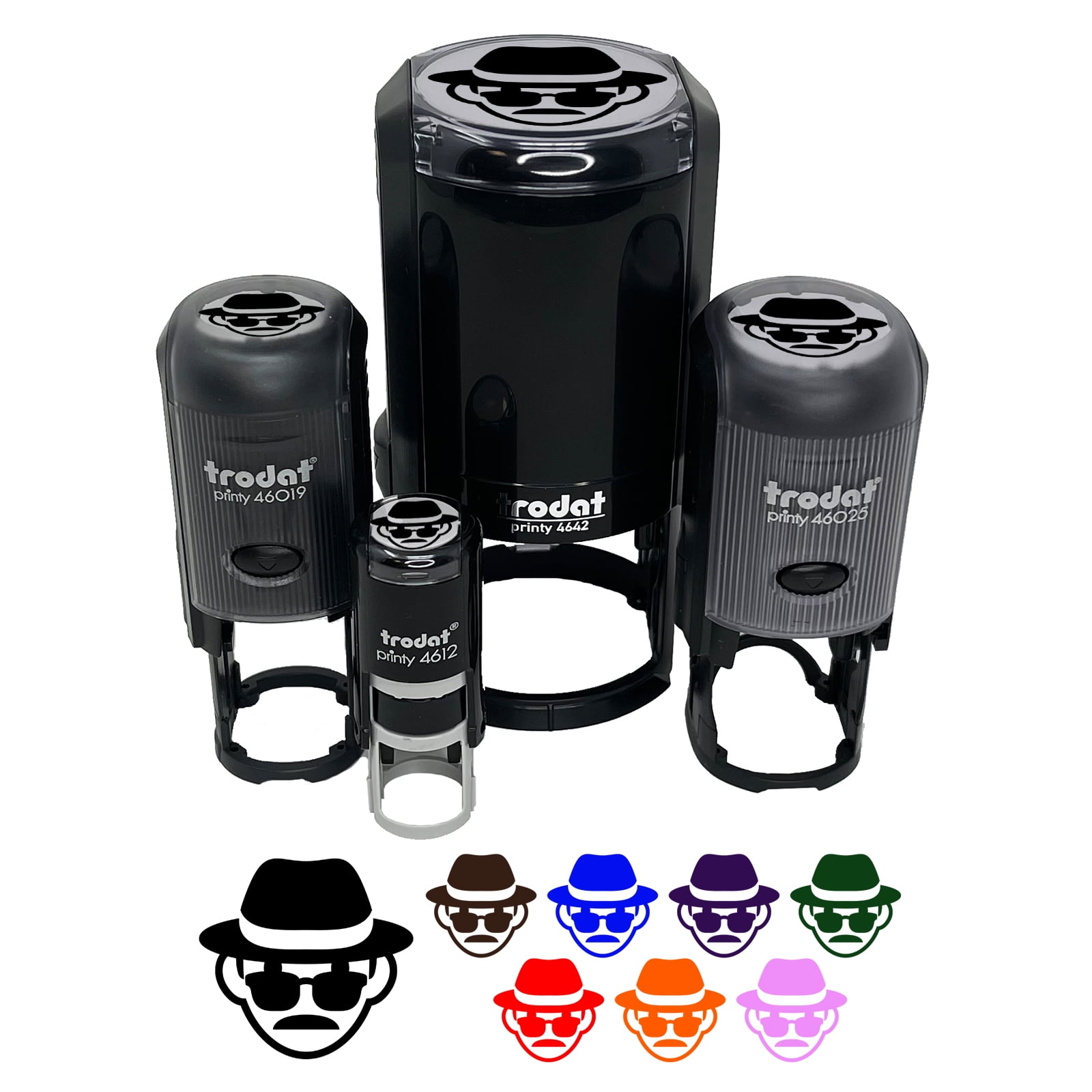 Occupation Detective Private Investigator Icon Self-Inking Rubber Stamp ...