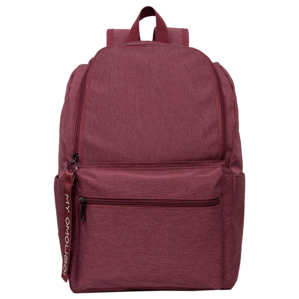 Lightweight Simple Backpack Basic Water Resistant Casual Daypack Zipper ...