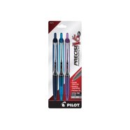 Pilot Precise V5 Rt, 3 Pens 26063 with 4 Packs of Refills, Blue Ink, 0 ...