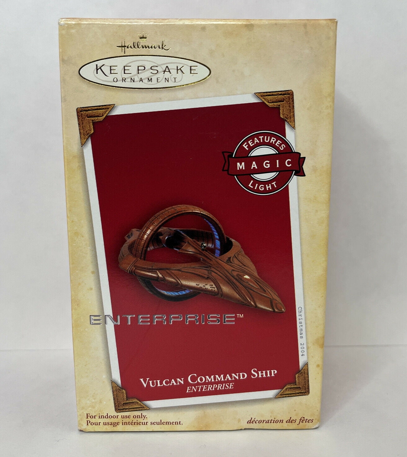 2004 Vulcan Command Ship Star Trek Starship Hallmark Keepsake Ornament ...