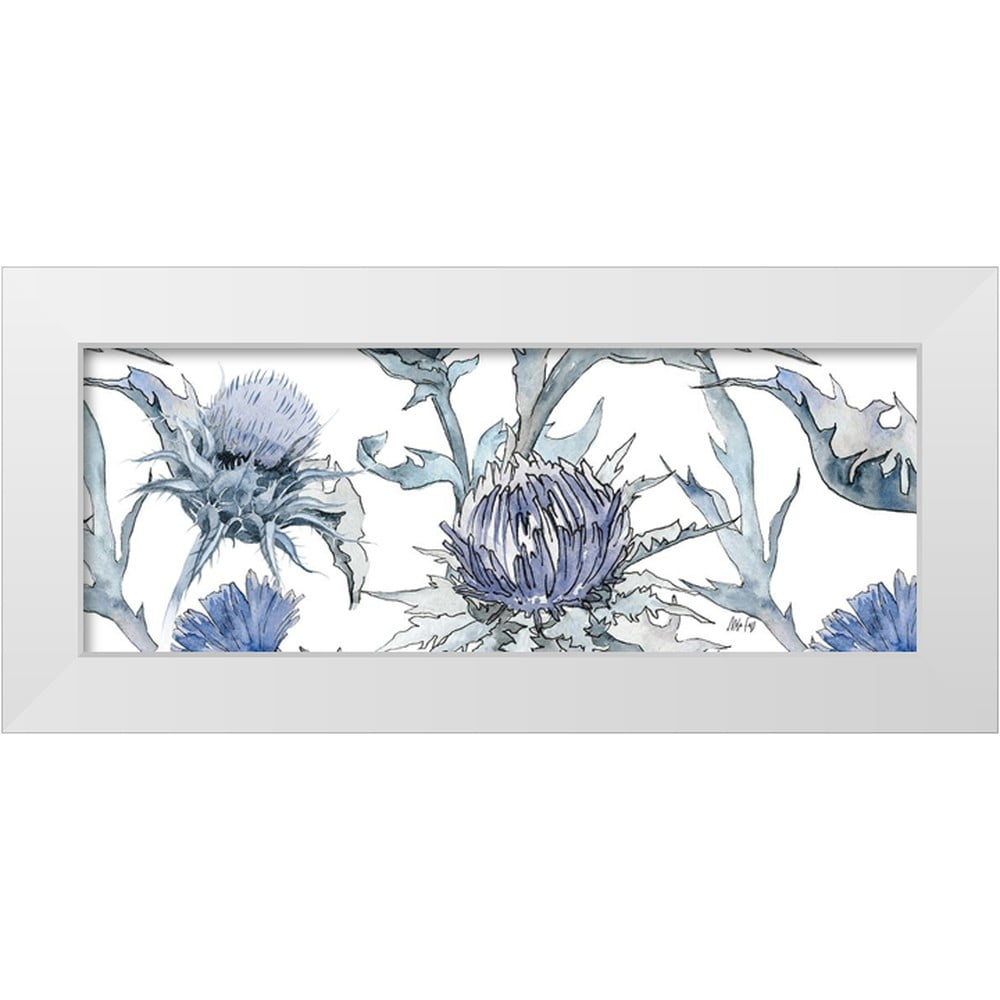 Fay, Mela 18x9 White Modern Wood Framed Museum Art Print Titled ...