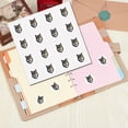 8Pcs Plastic Waterproof Self-Adhesive Picture Stickers Round Dot ...