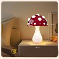 HI-REEKE Mushroom Table Lamp Night Light for Home Decor White - Walmart.com