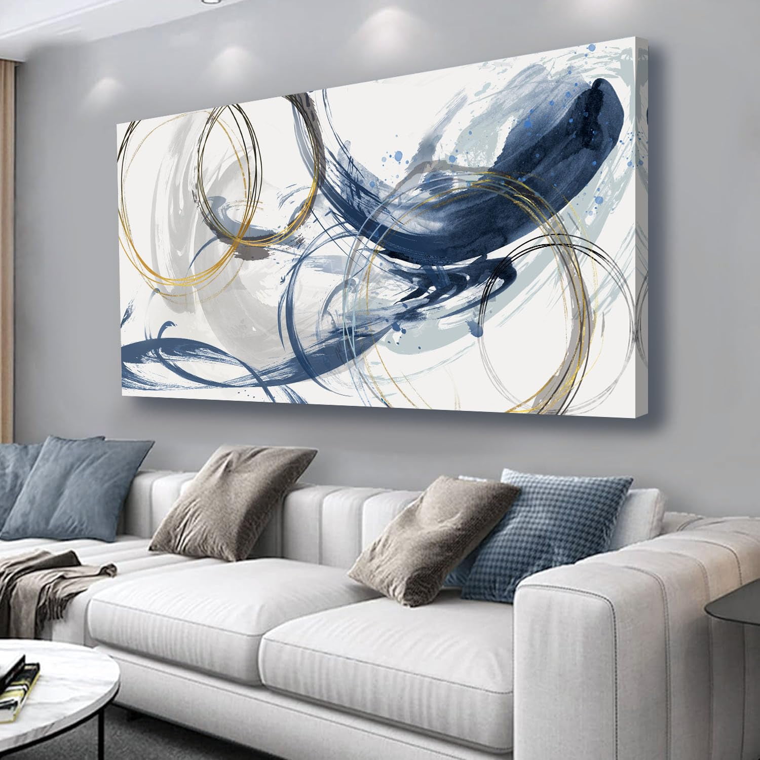 Click here for Youkiswallart Canvas Wall Art Abstract Art Paintin... prices