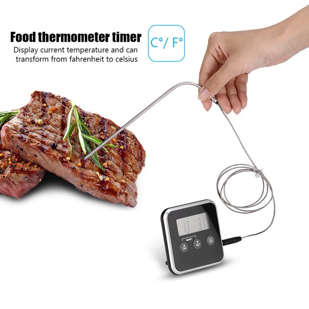 Digital Display Food Thermometer ℃/℉ Transform Kitchen Picnic BBQ Meat ...