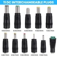 LujingZ 11 - Pcs Universal DC Adapter Plug Kit - 5.5 x 2.1 mm Base, for ...