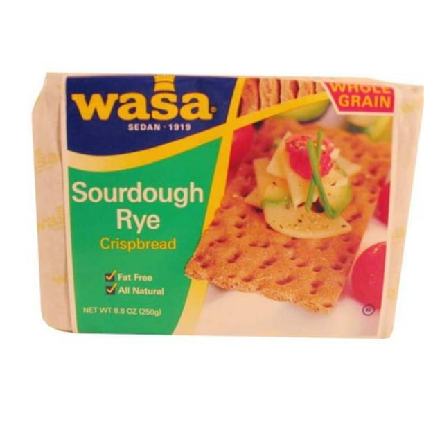 Wasa Crispbread Crispbread Sourdough Rye - Walmart.com