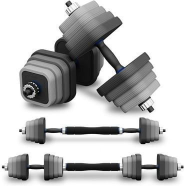 SQUATZ 7 lbs. Dumbbell Weight Set - Adjustable Weight All-in-One ...