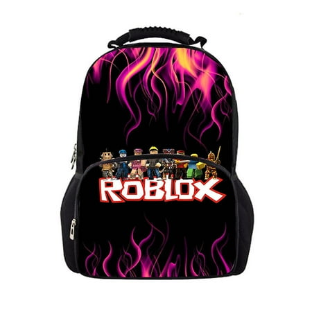 Roblox Backpack Cartoon Trendy School Bag 3d Print Travel Bag | Walmart ...