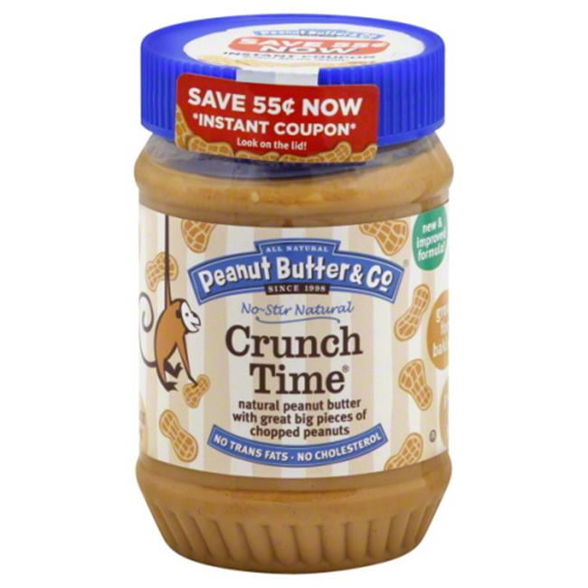 Peanut Butter & Co PBCT Crunch Time-16 oz -Pack of 6 - Natural Peanut ...