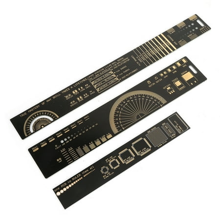 Protractor Engineer Ruler, Multifunctional PCB Ruler, PCB Measuring ...