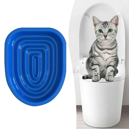 Cat Toilet Trainer Home Plastic Urinal kitten kit litter box mat cats ...