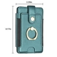 Feishell Credit Card Holder for Back of Phone with Ring Stand Stick on ...