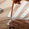 Mr. Pen Stainless Steel Machinist Ruler Set 4 Pack 6, 8, 12, 14 inch ...