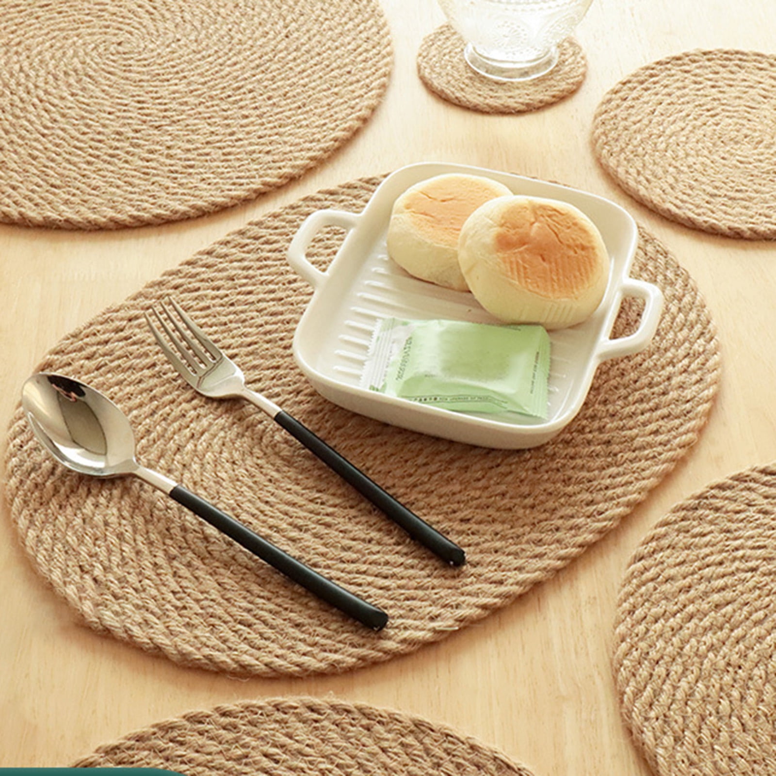 Click here for Shaguozhou Woven Placemats Round Braided Placemat... prices