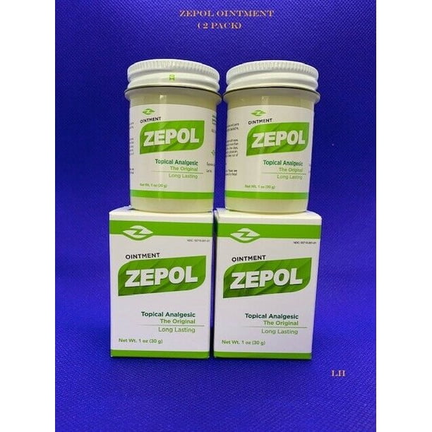 2 ZEPOL Topical Analgesic Ointment 1 Oz ***ORIGINAL*** - Walmart.com
