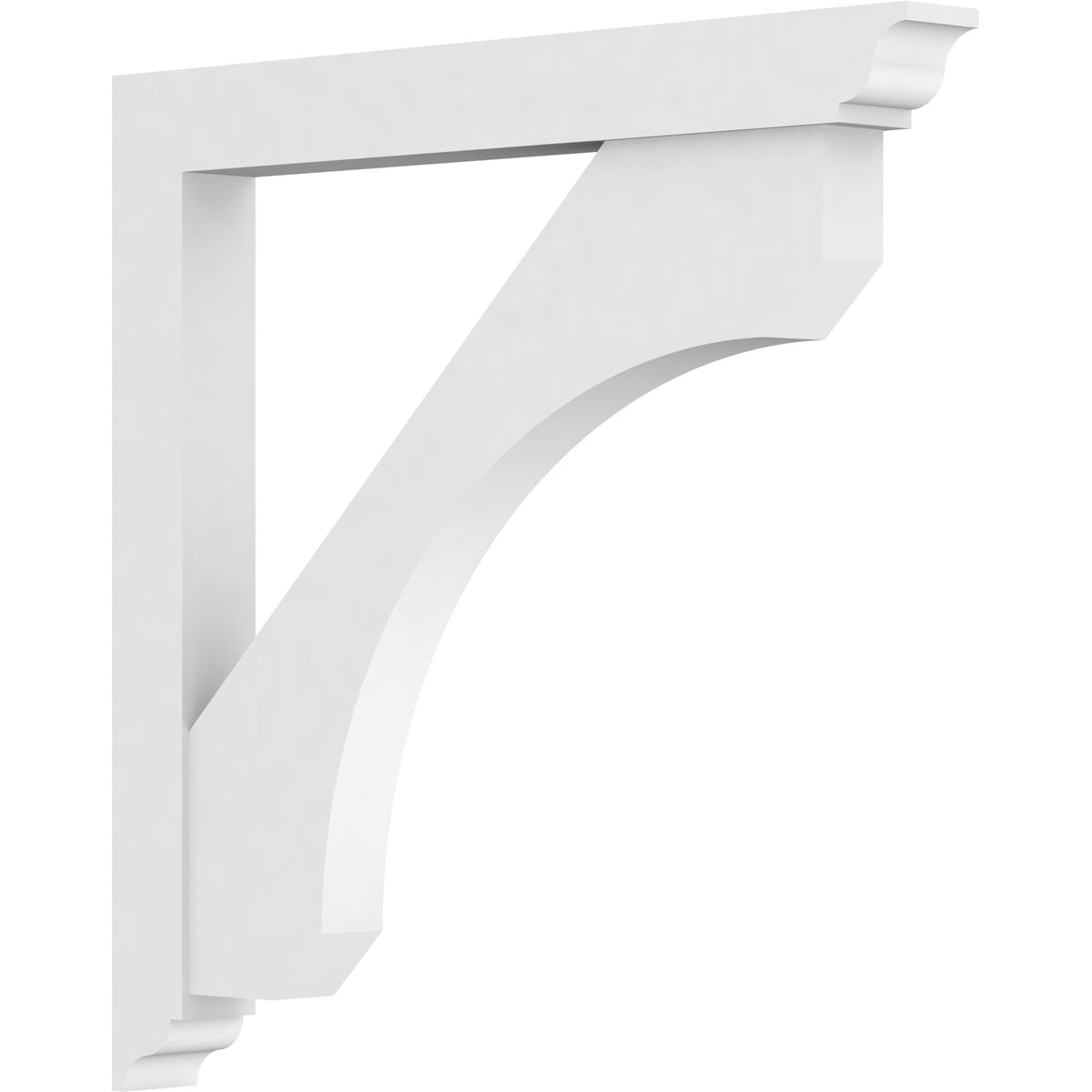 3"W x 30"D x 30"H Standard Legacy Architectural Grade PVC Bracket With ...