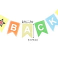 2pcs Back-to-school Party Pull Flags Welcome Back Banners Welcome Back ...