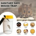 Infisu Bucket Mouse Traps Mousetrap Slide Bucket Lid Humane Mice Trap