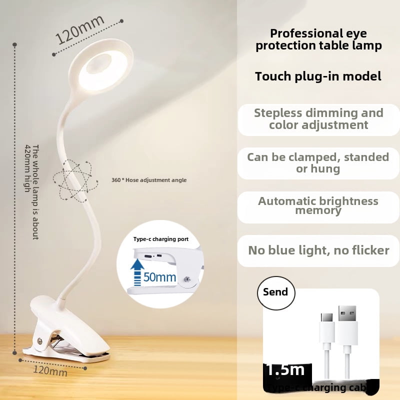 Click here for Unbranded Clip-On & Free-Standing Led Desk Lamp Wi... prices