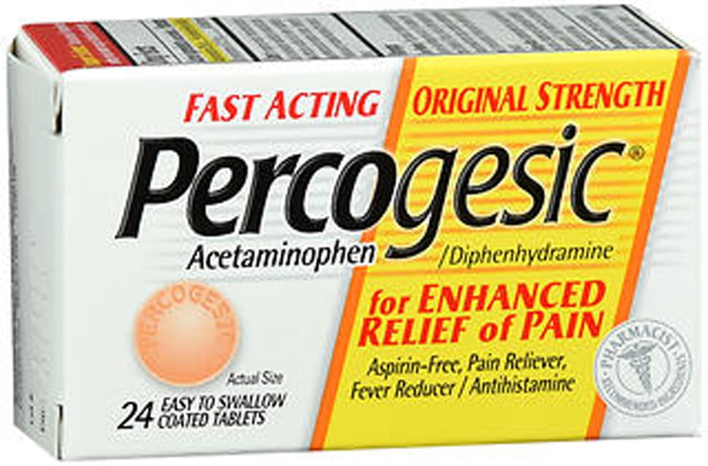 Percogesic Fast Acting Original Strength for Enhanced Relief of Pain ...