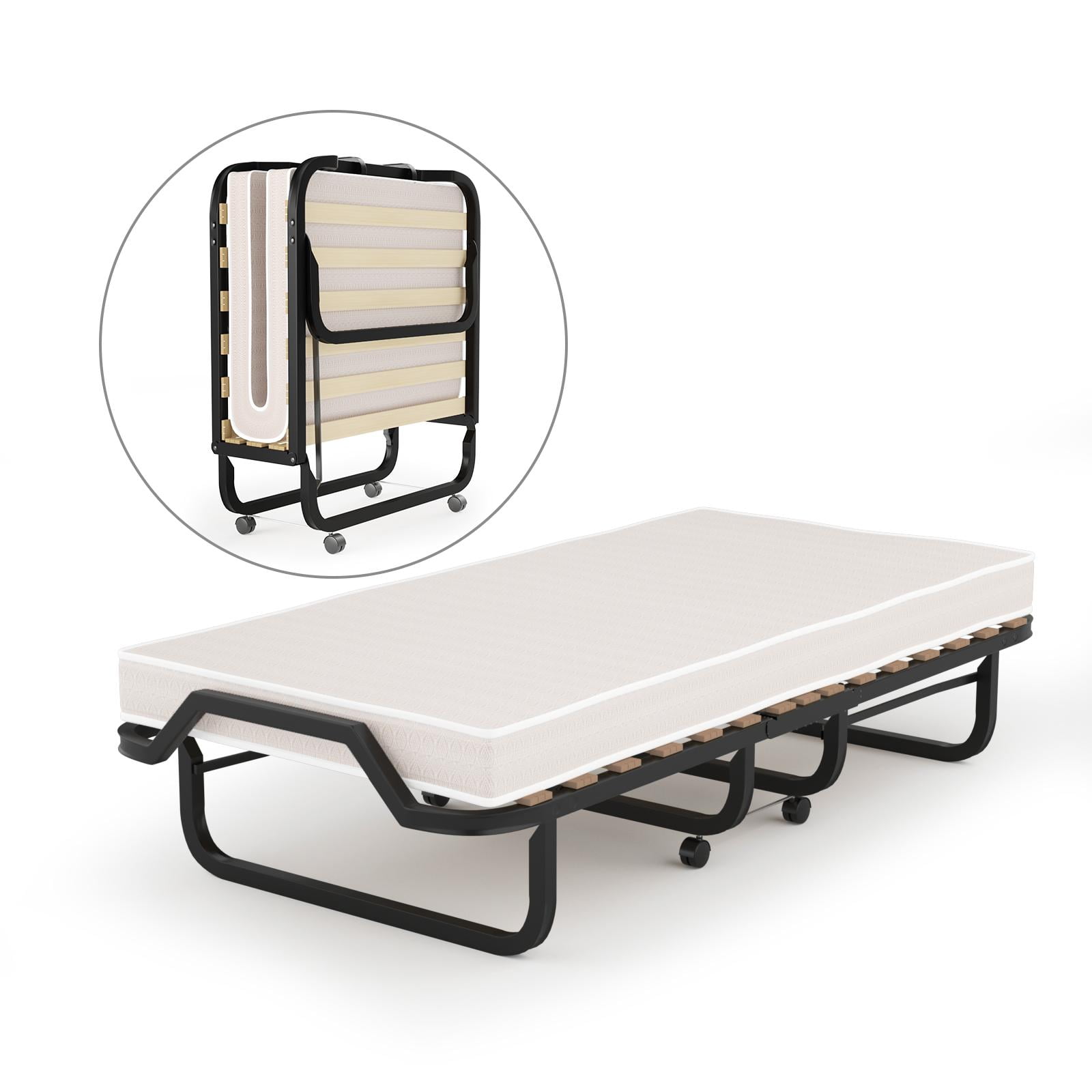 Click here for Giantex Folding Bed W/Mattress  Portable Bed W/360... prices